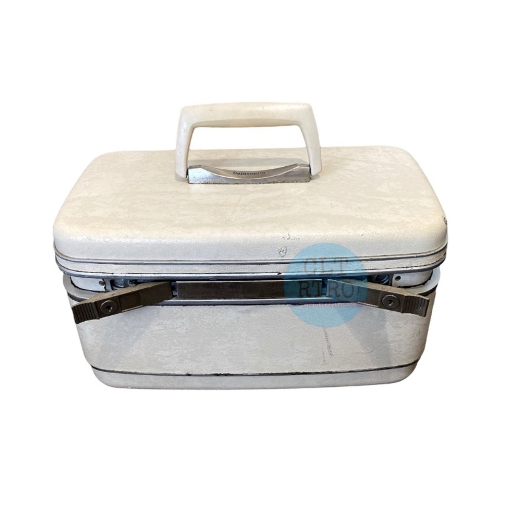 Vtg Samsonite Silhouette Hard Train Case - Gem